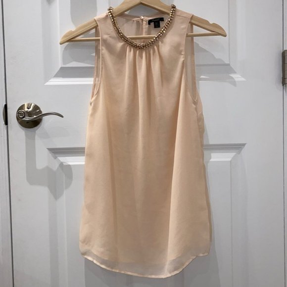 Zara | Tops | Zara Light Ballet Pink Sheer Top | Poshmark